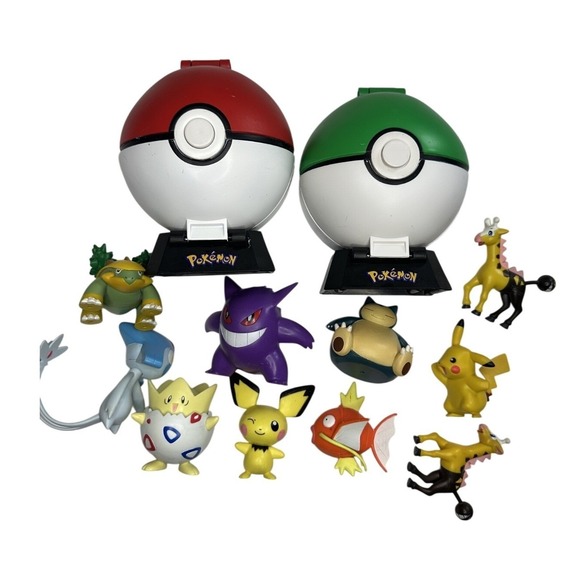Jakks Pacific | Toys | Pokemon Jakks Figure Lot Of 2 Pokeball Playsets ...